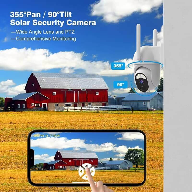 Ubox 4G WiFi Solar Camera CCTV PTZ 3MP S40 in Kenya