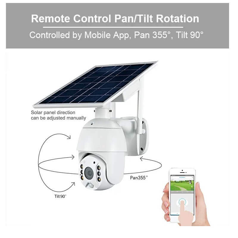 Ubox WiFi 4G Solar Camera CCTV PTZ 3MP S10 in Kenya